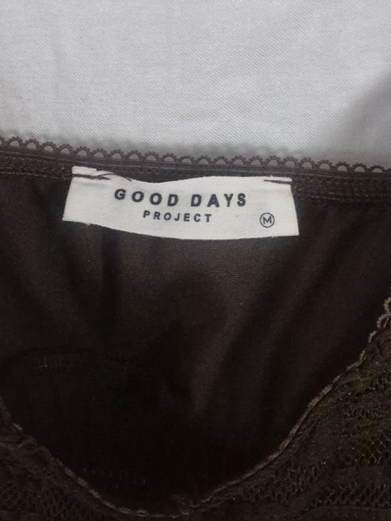 good days project | Tops | Good Days Project Brown Lacetrim Womens ...